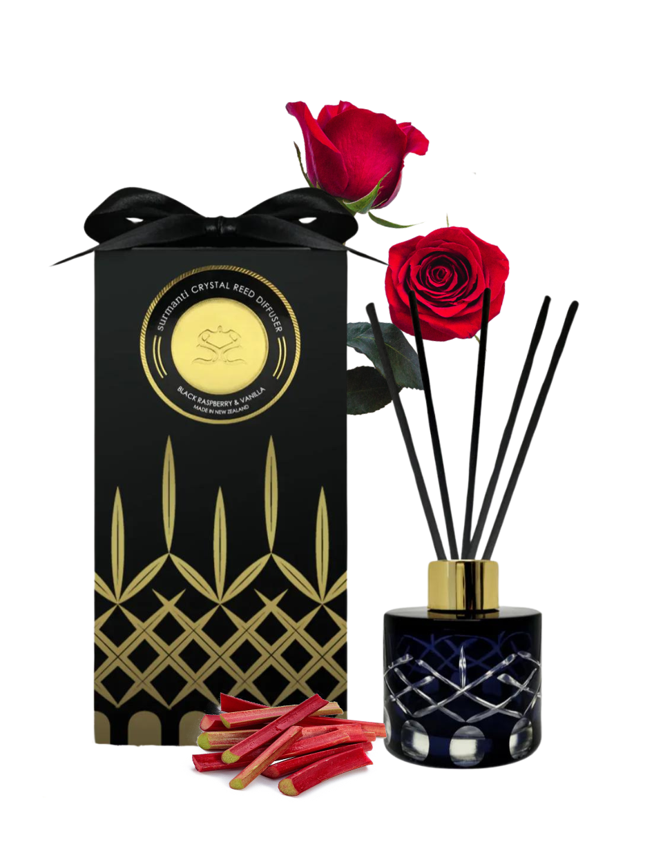 Crystal Diffuser (Rose & Rhubarb) – Coco Wellington